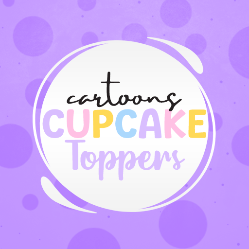 Cartoon Cupcake Toppers - RoPrint Creations